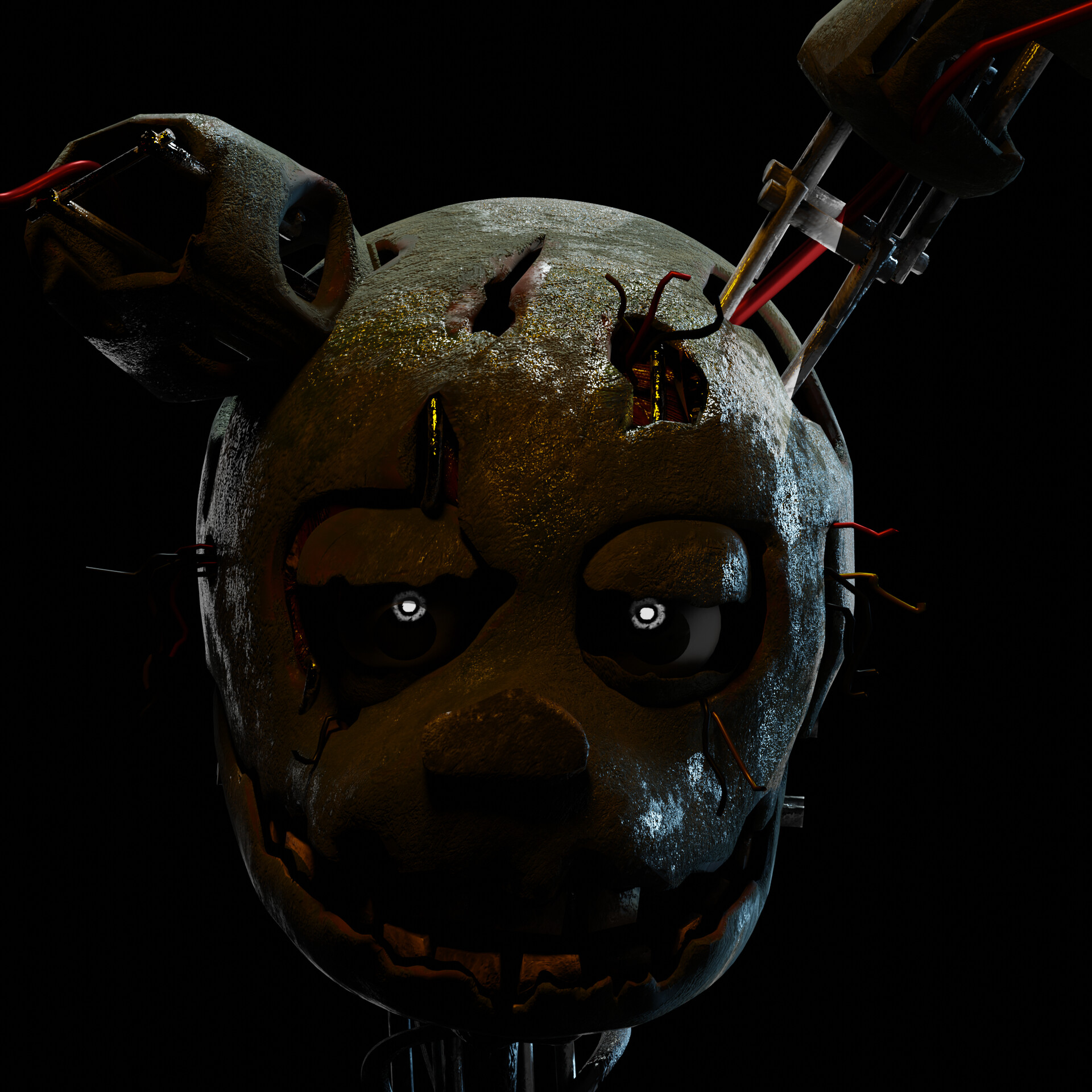 ArtStation - 3D MODEL OF "SPRINGTRAP" HEAD