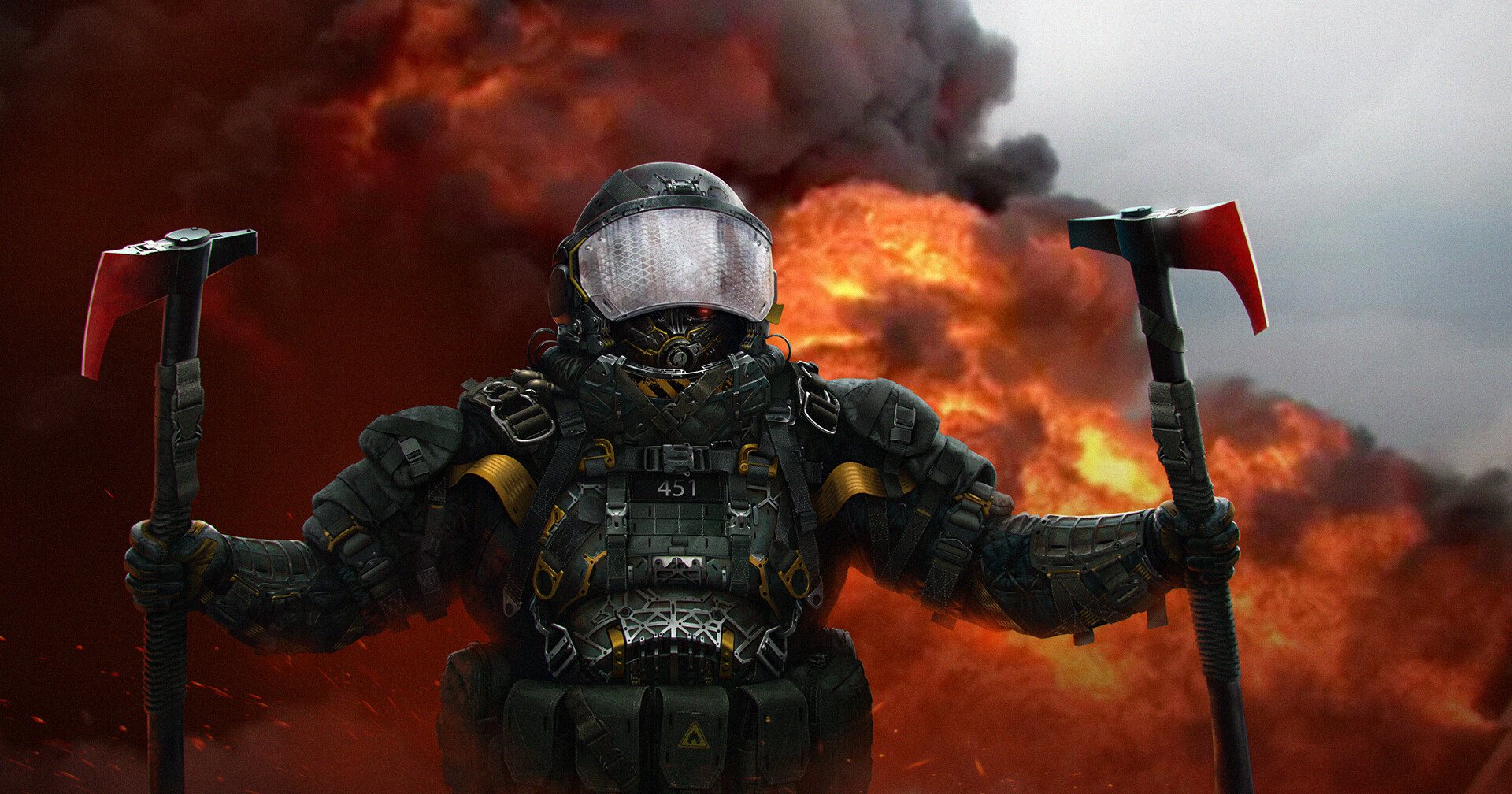 ArtStation - Firefighter