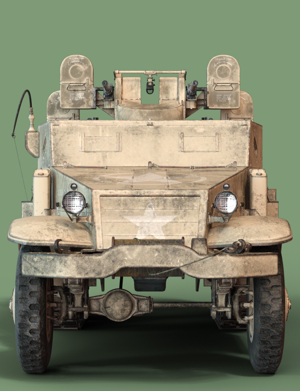 ArtStation - M5/M116 Quad .50