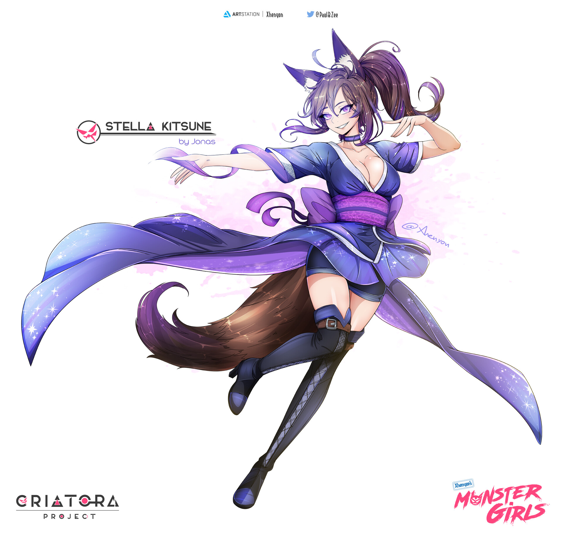ArtStation - STELLA KITSUNE - Commission for Jonas