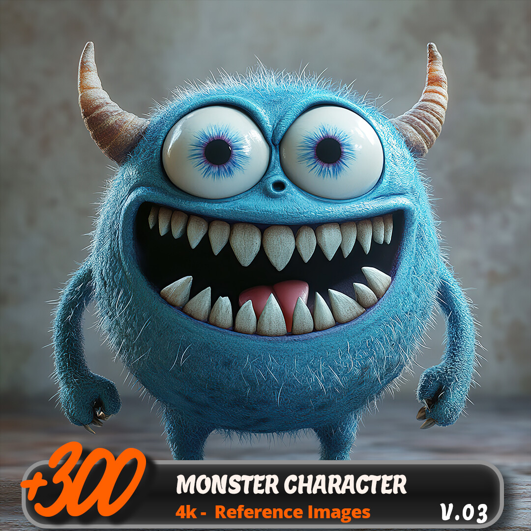 ArtStation - MONSTER CHARACTER VOL. 03/4k/ Reference Image