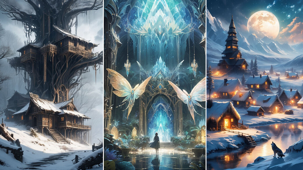 4K Anime Reference Art for Artists and Enthusiasts - 525 Fantasy Frost ...