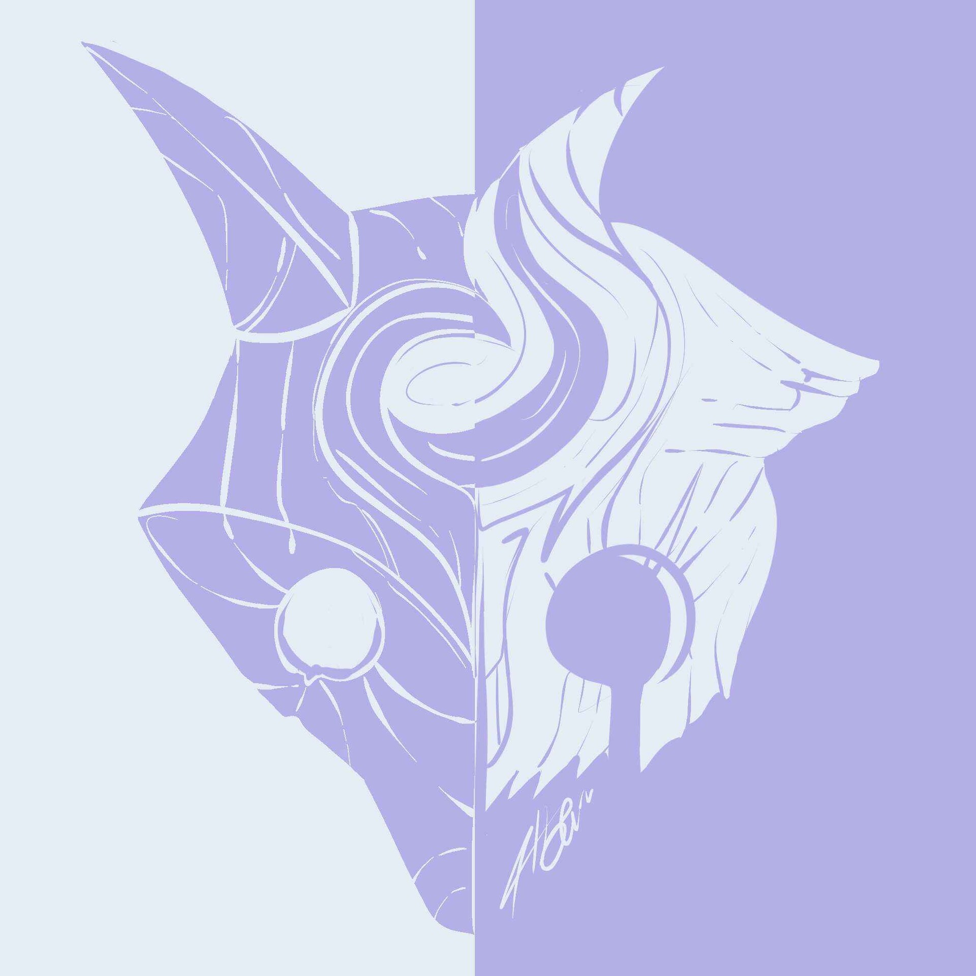 ArtStation - Kindred Icon (League of Legends)