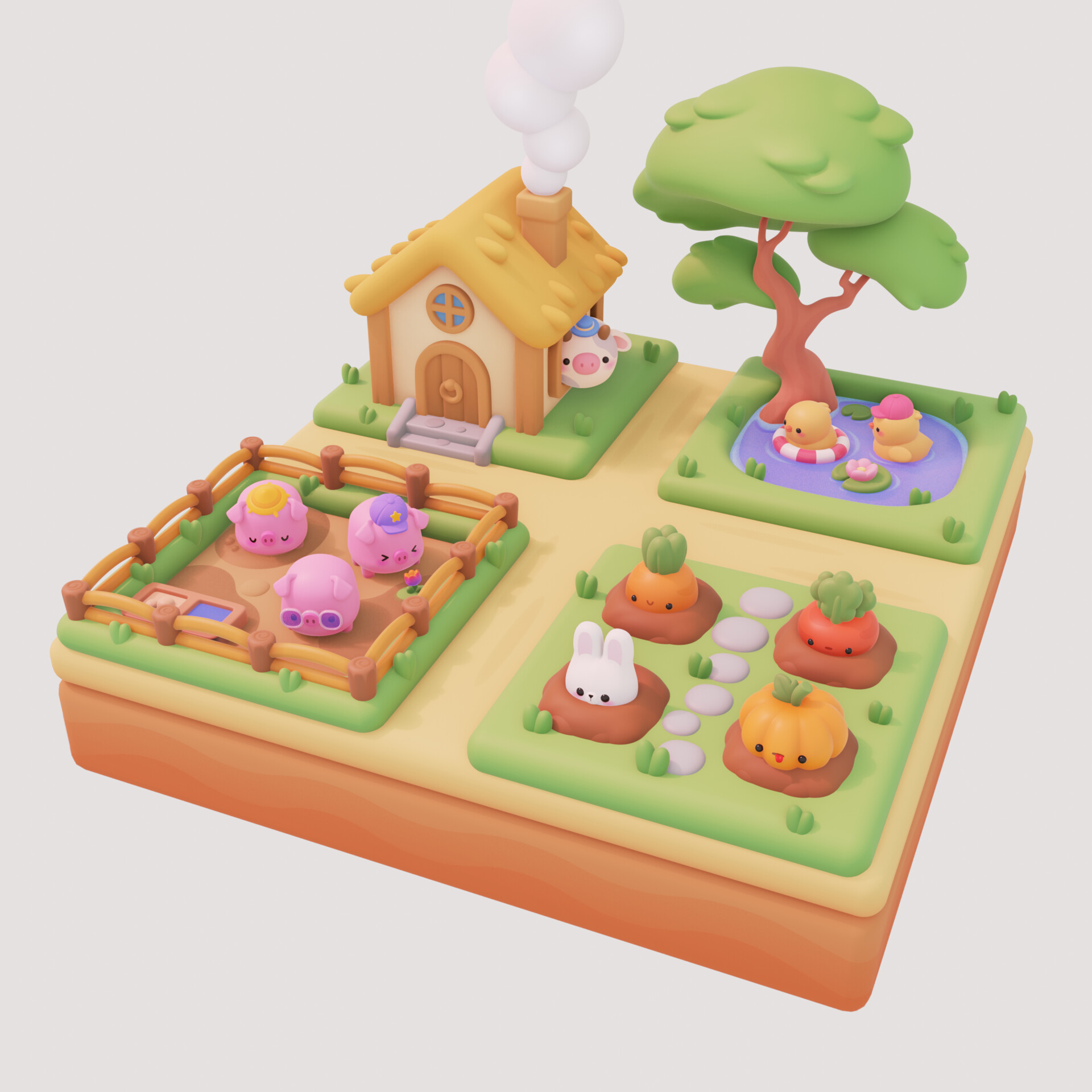 ArtStation - Tiny Farm