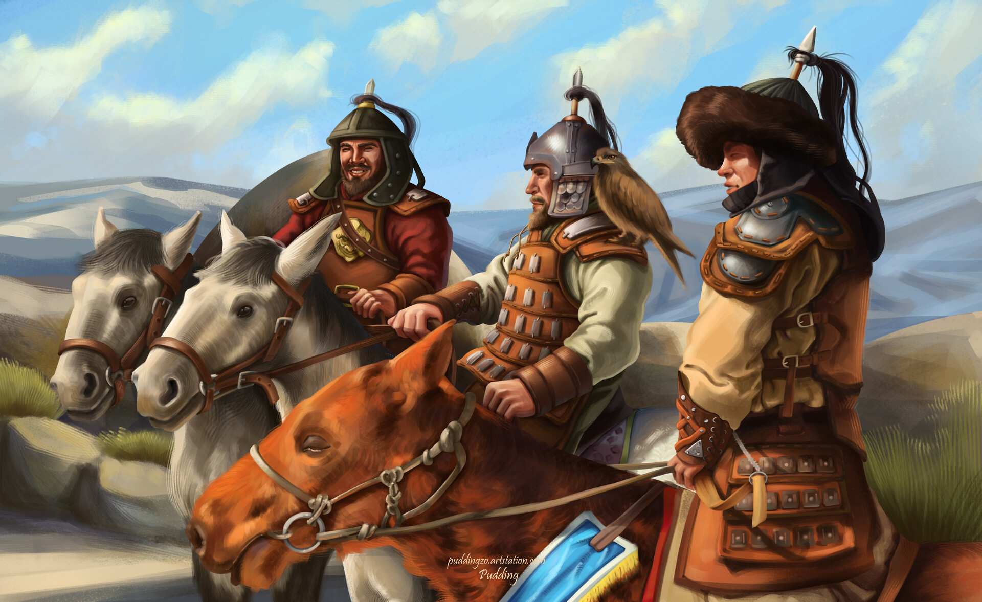 ArtStation - Nomadic Warriors