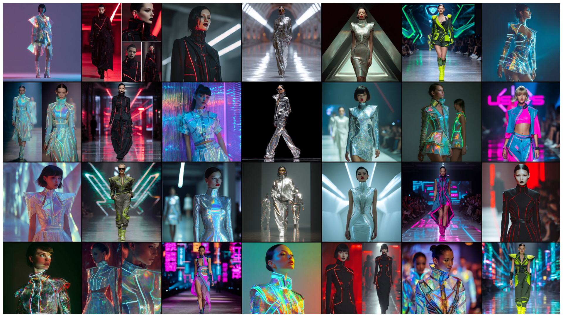 Isabelle ¥¥ - 700 NEON GRACE THE FUTURE STRIDES IN WIRED ARMOR