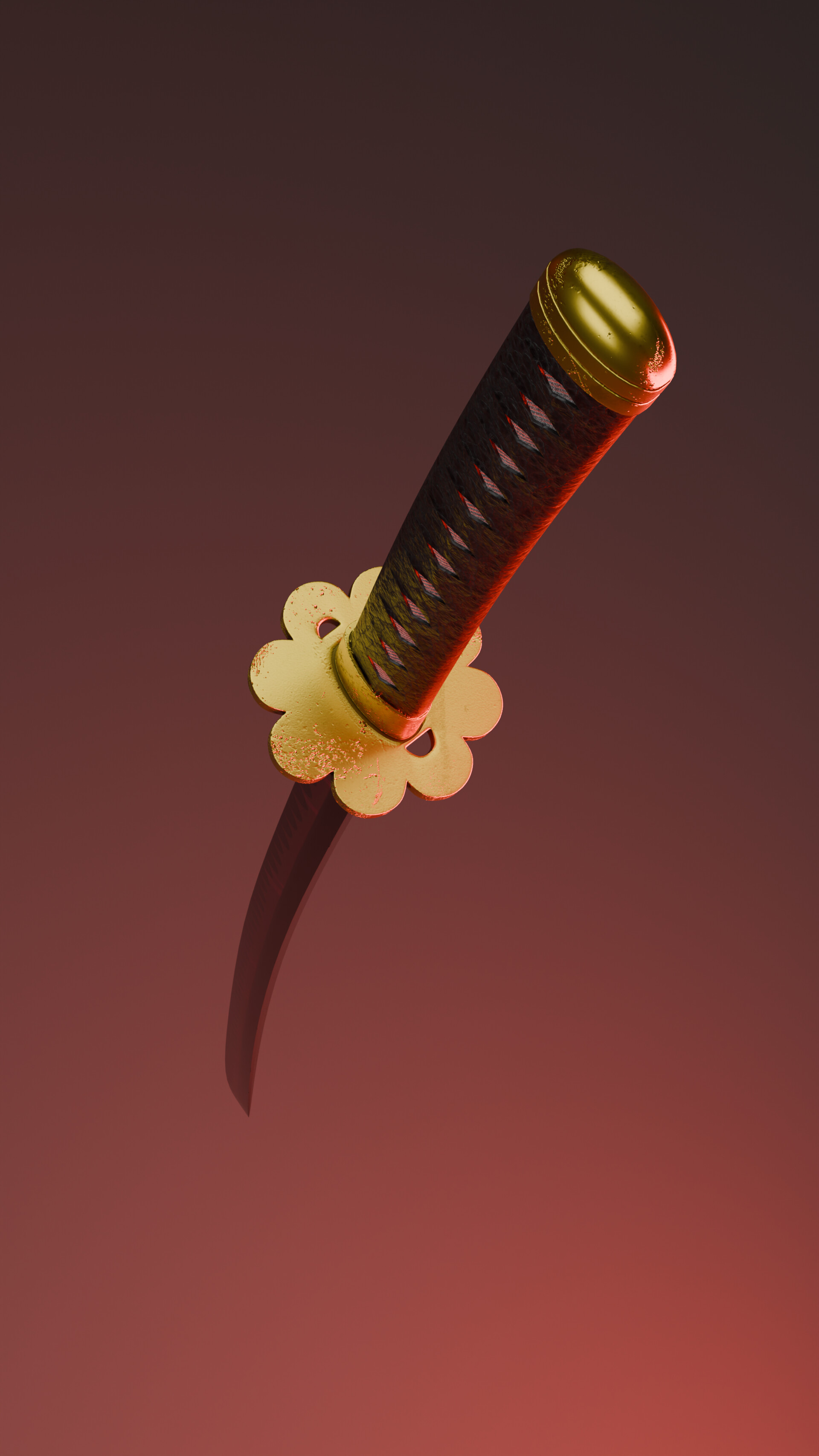 ArtStation - Retextured my Zoro Katana Shusui