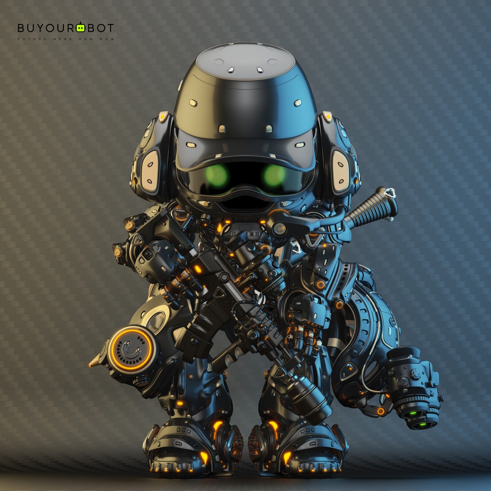 ArtStation - Buddy Bot | Military III