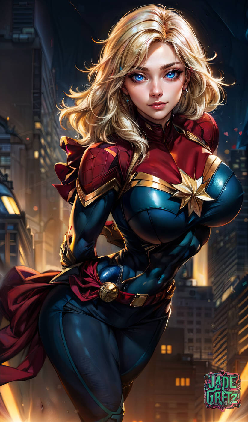 ArtStation - Captain Marvel: Starlight Vanguard by Jade Gretz