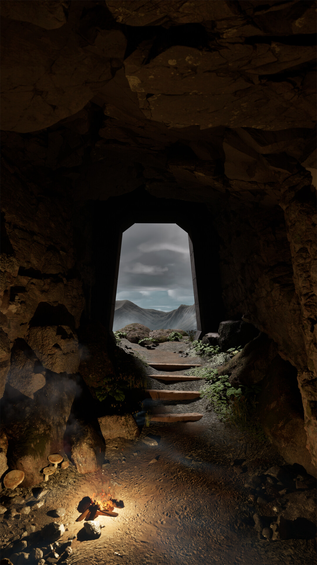 ArtStation - Cave Render