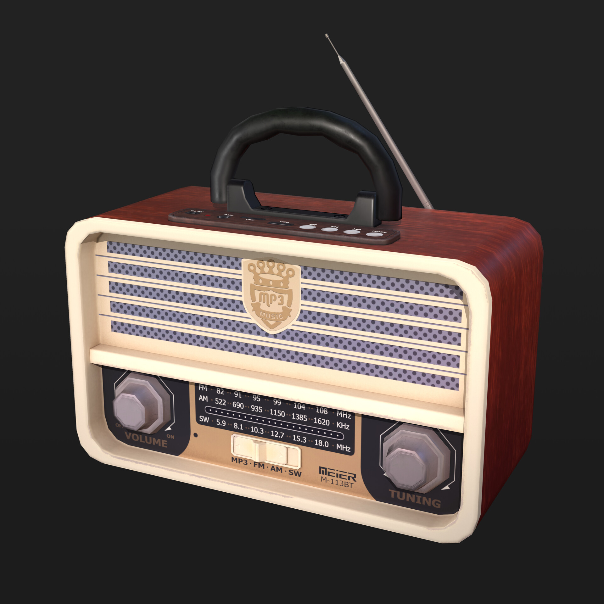 ArtStation - Meier M-113BT Radio