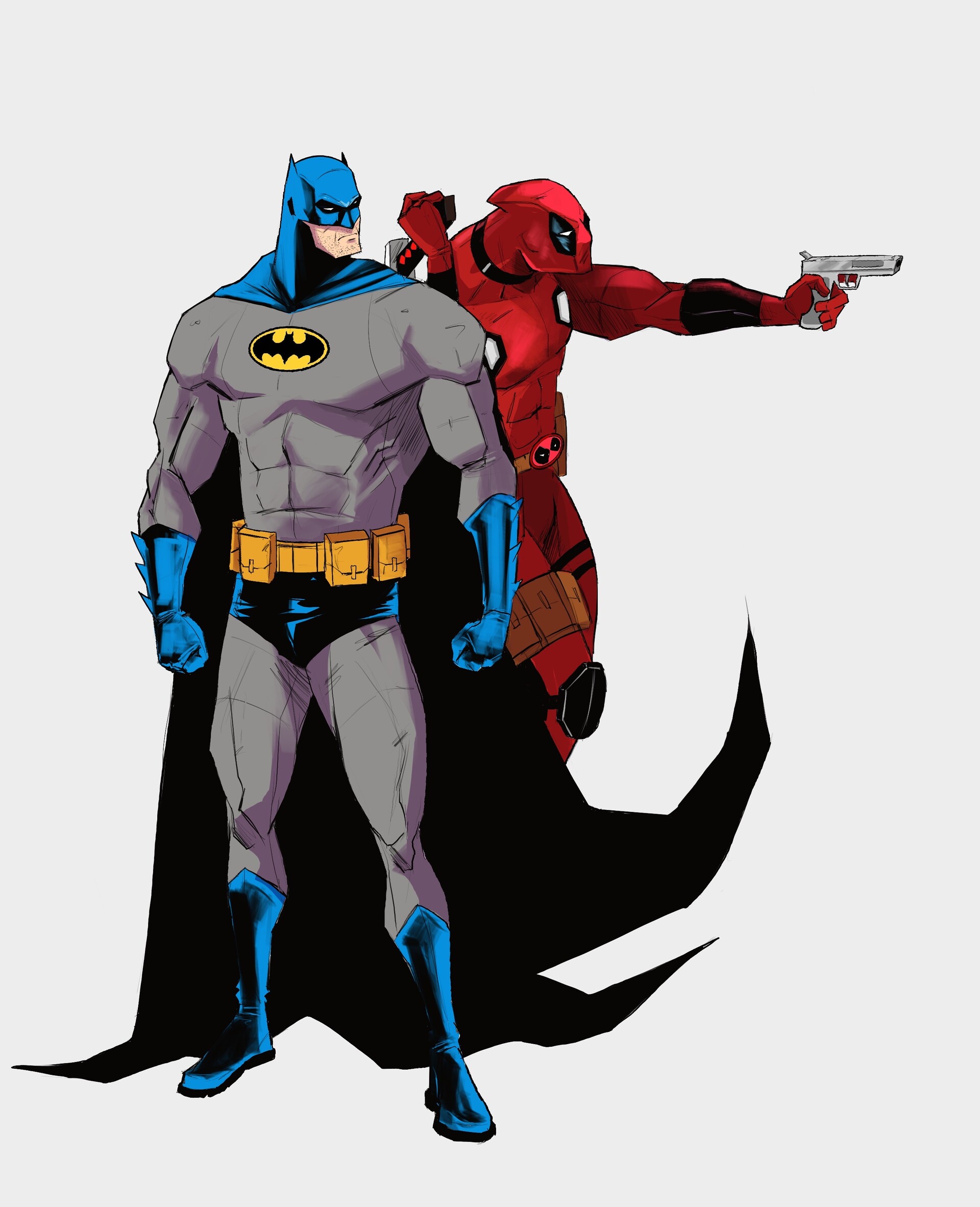 ArtStation - Batman / Deadpool