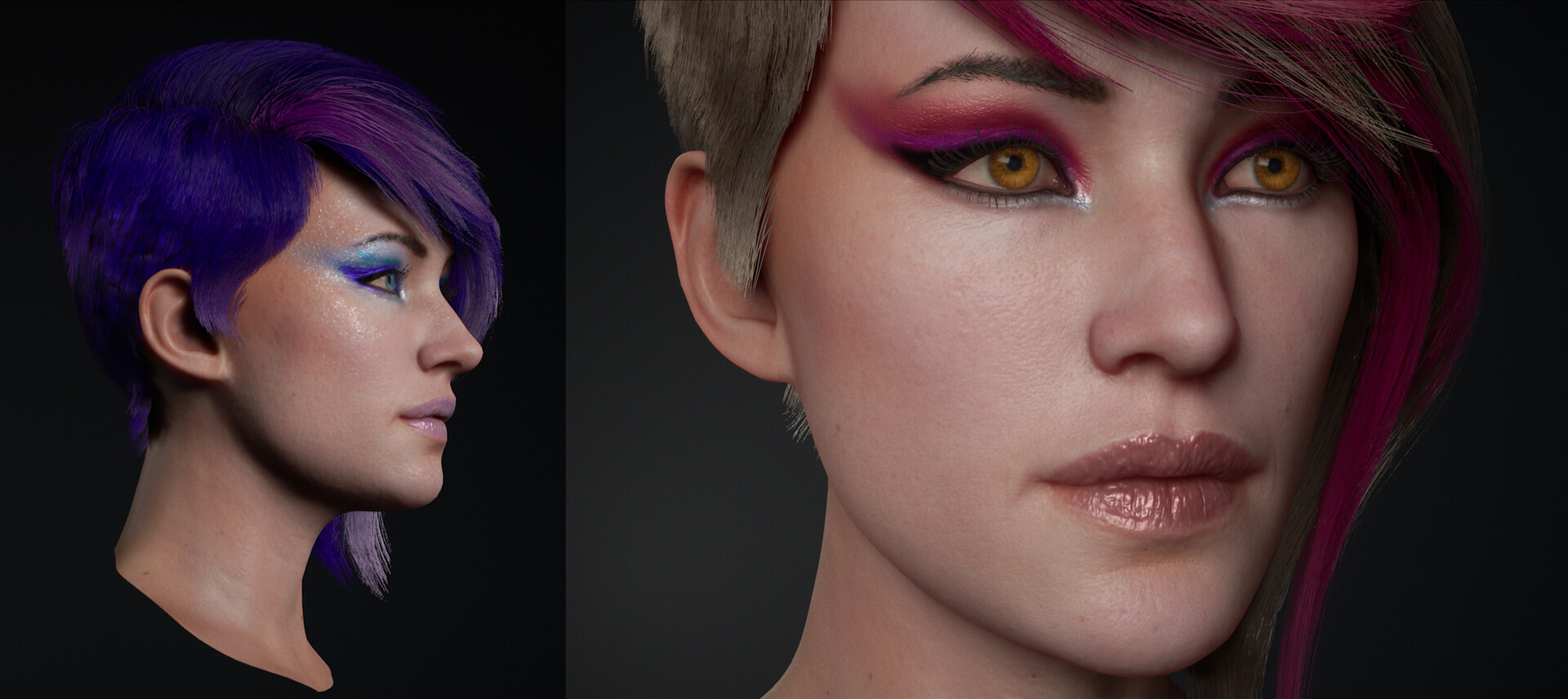 Lyaksandr Prelle-Tworek - Hero Face Explorations