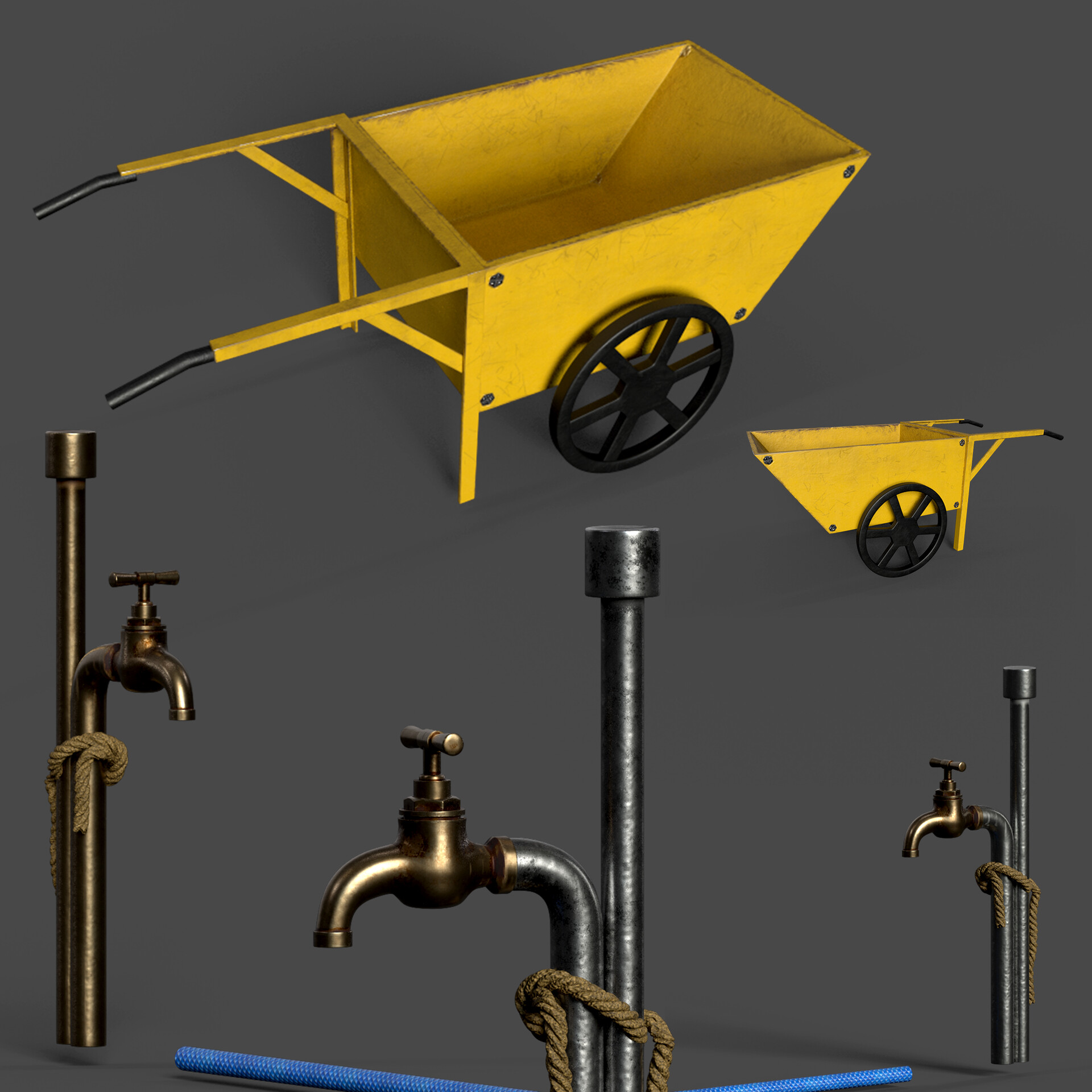 ArtStation - Props Texturing (For Kids Rhymes)