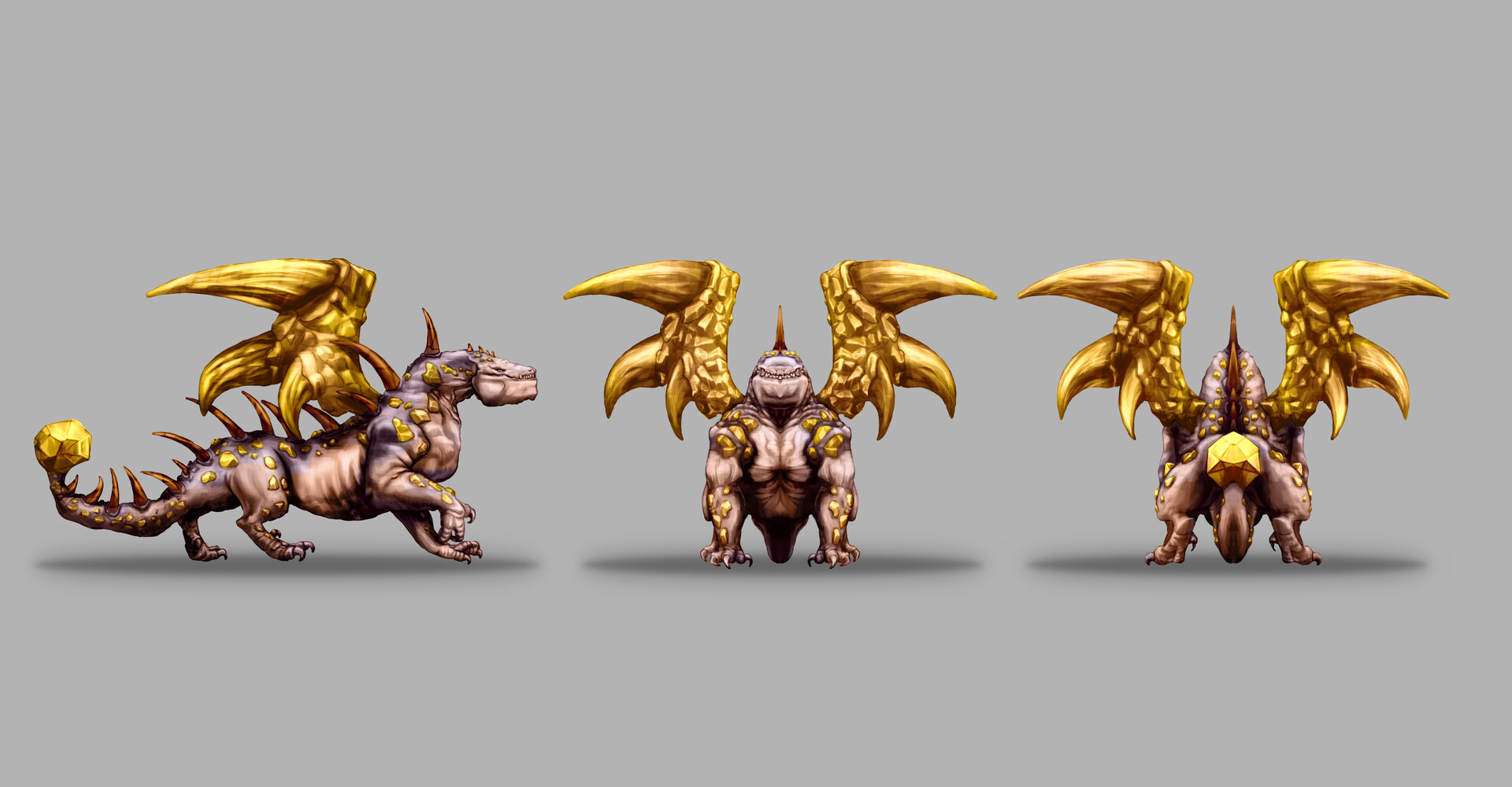 ArtStation - Stone Dragon — Concept Art