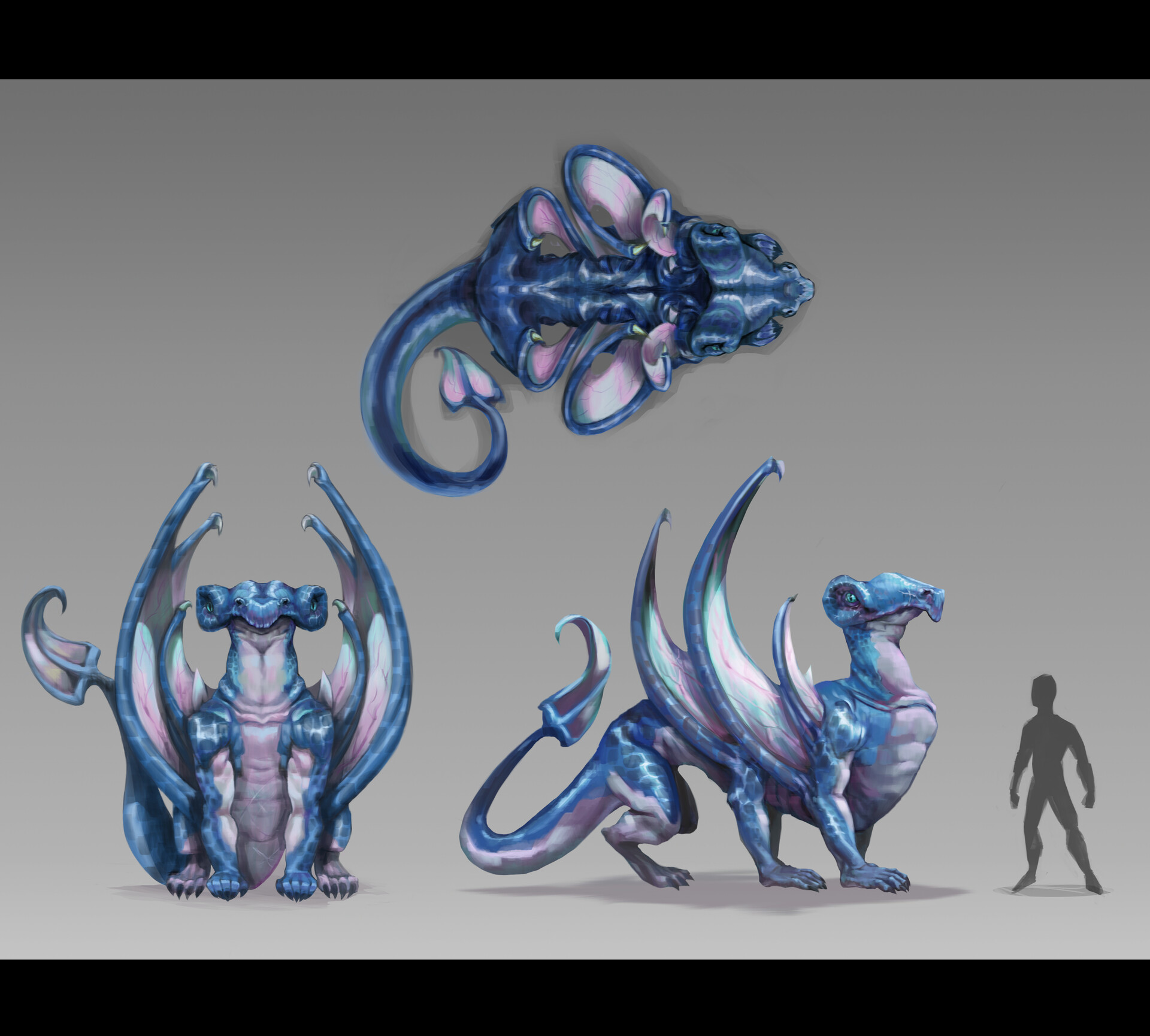 ArtStation - Hexalimb Hammerhead Dragon — Concept Art