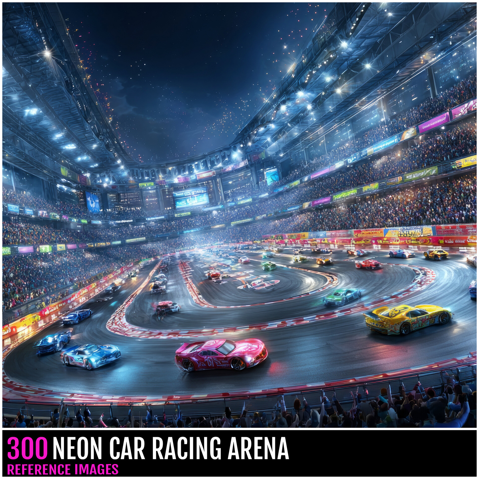 Isabelle ¥¥ - 300 NEON CAR RACING ARENA
