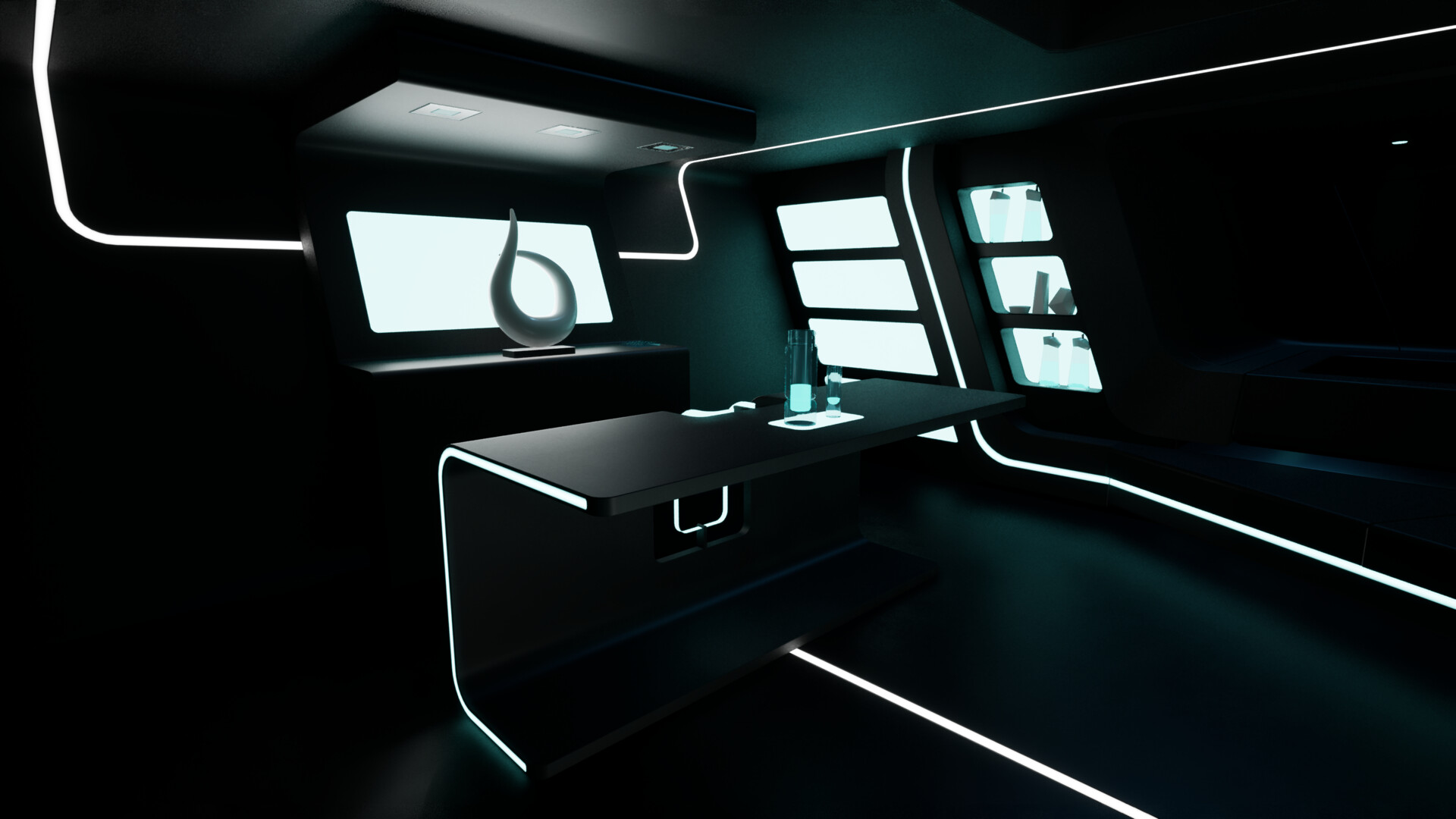 tron interior design
