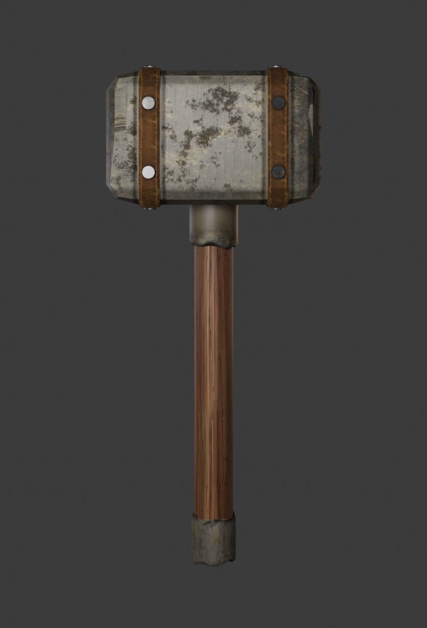 ArtStation - 3D hammer