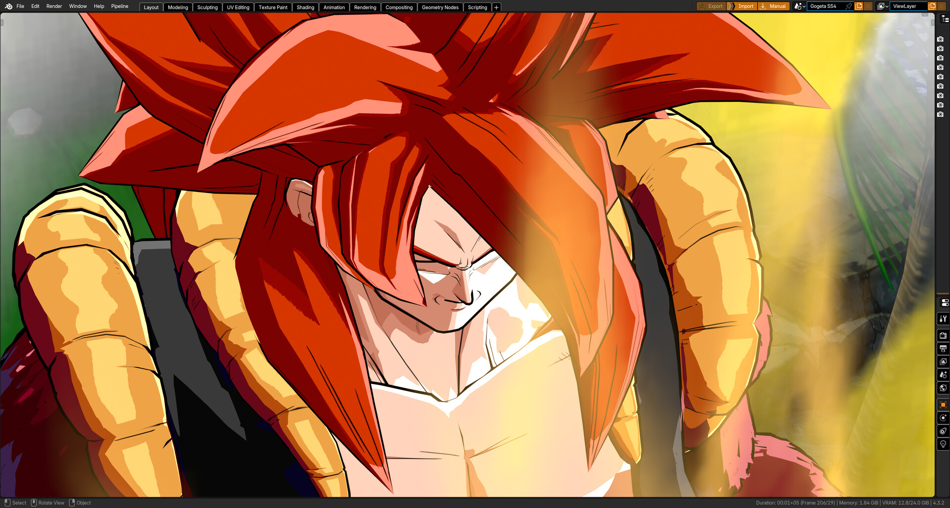 Digital Human - Gogeta SS4