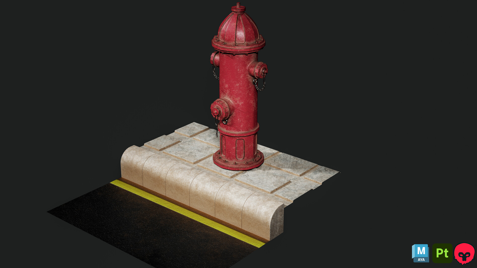 ArtStation - Fire Hydrant Environment Prop