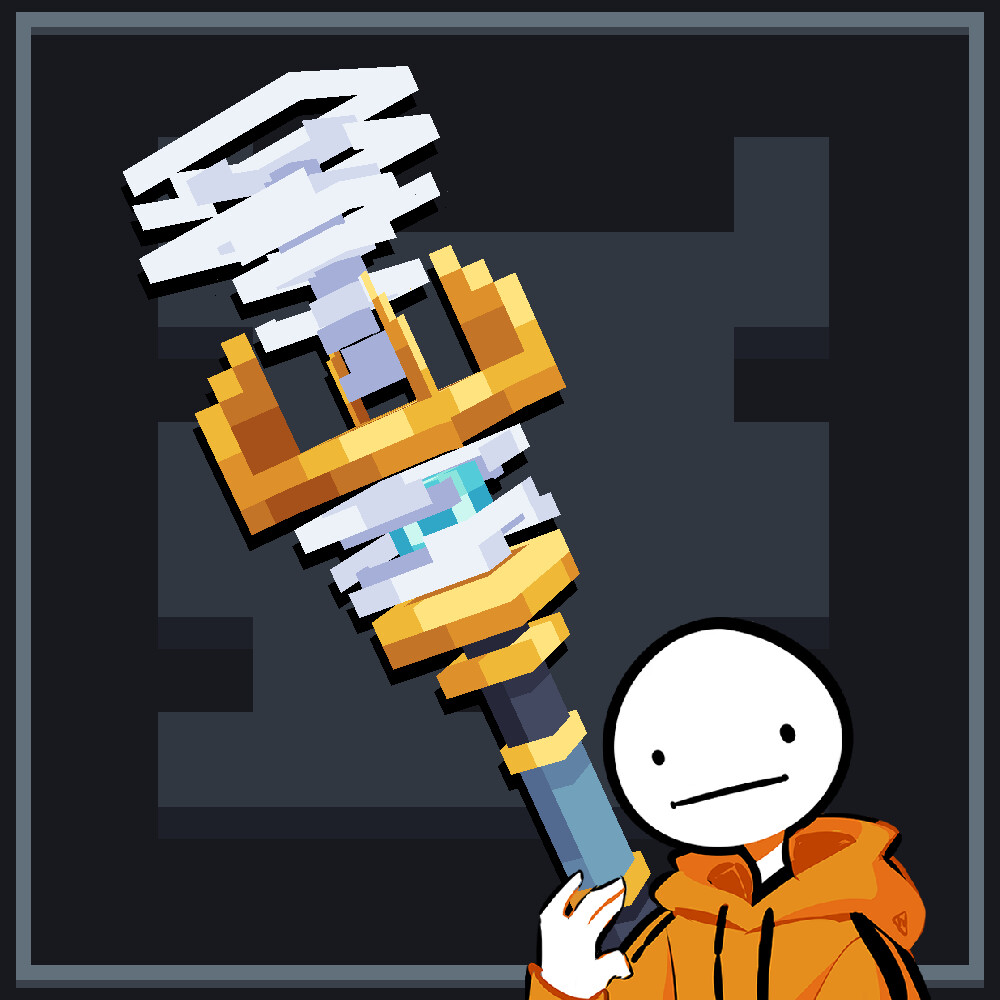 ArtStation - Wind Staff - Minecraft Style