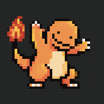 8 bit charmander