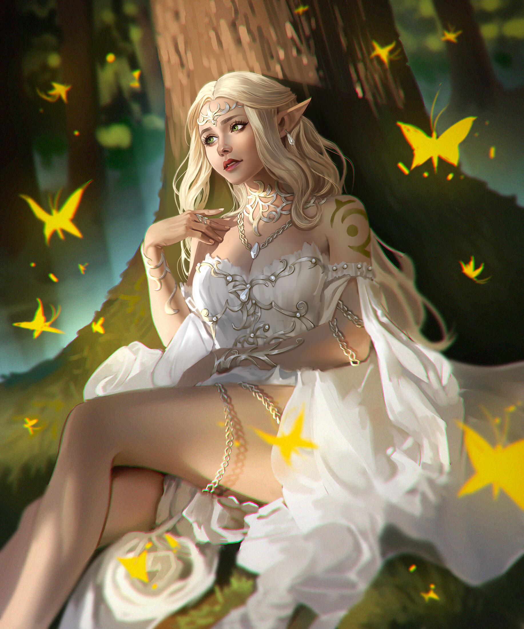 ArtStation - Elven Girl