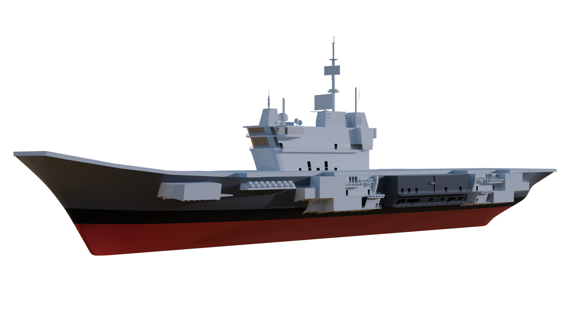 Vishal Kumar - Low Poly INS Vikrant