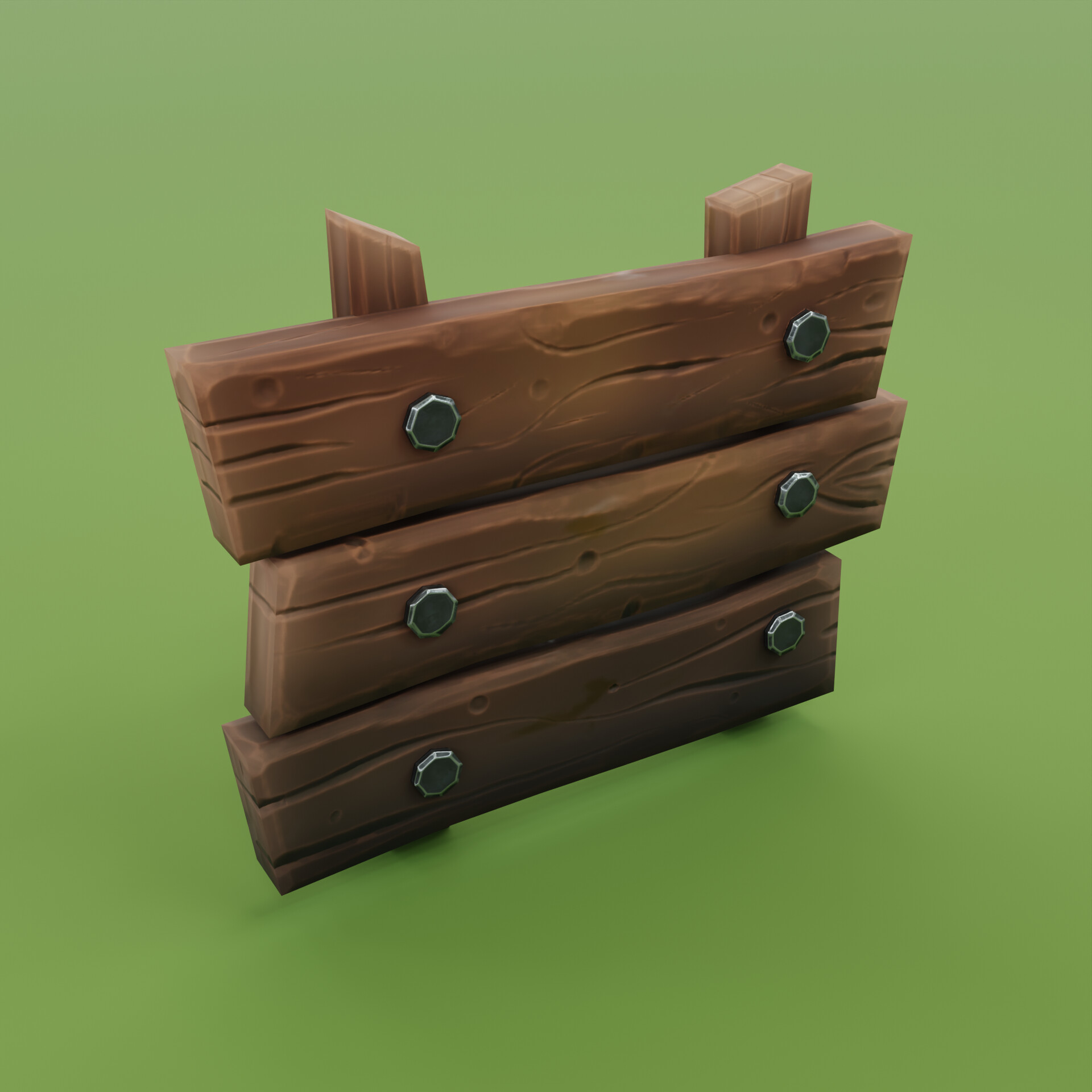 ArtStation - Stylized Wood Fence ( Unity Game Asset )