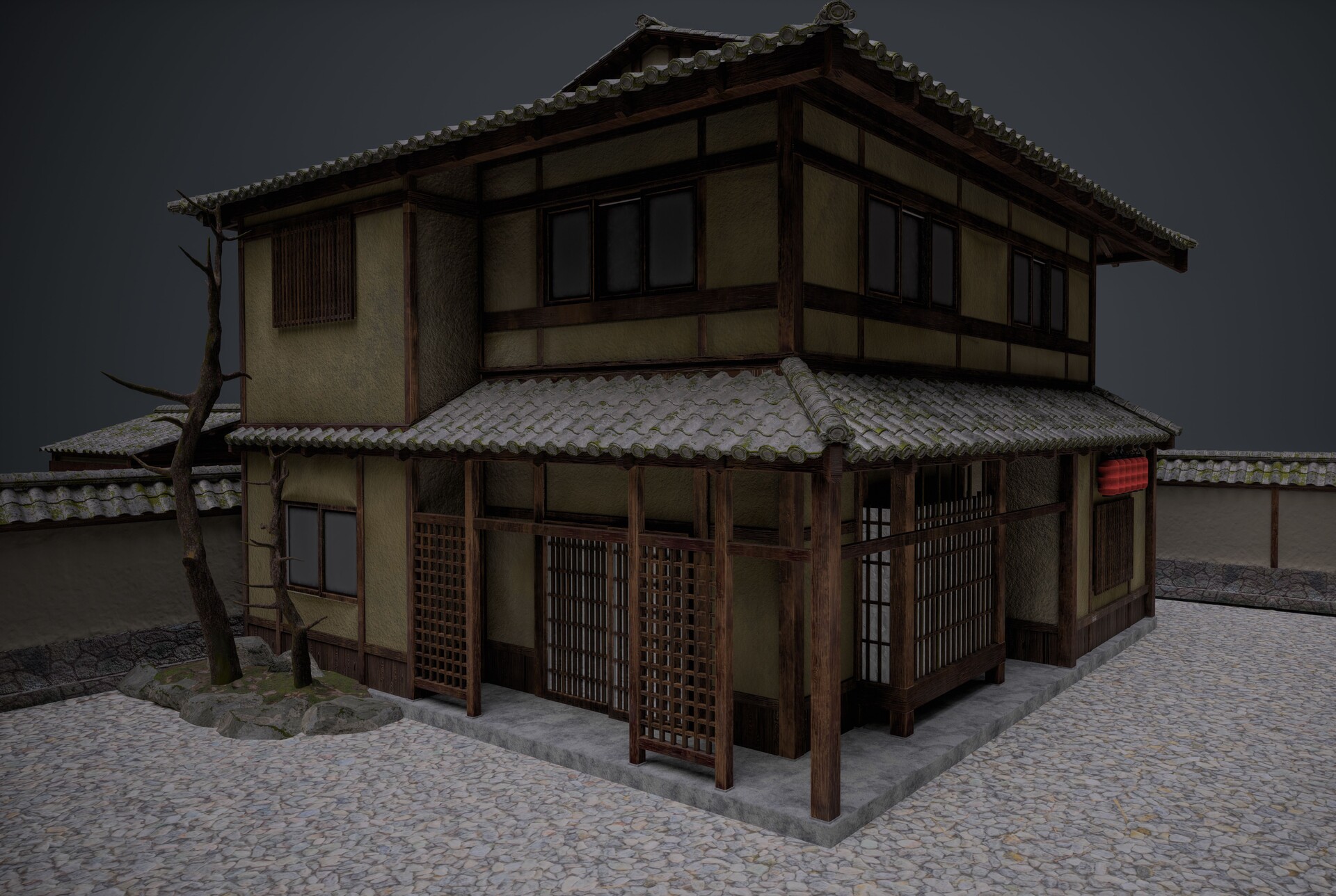 ArtStation - "Traditional Japanese House| 3D Environment Asset ...