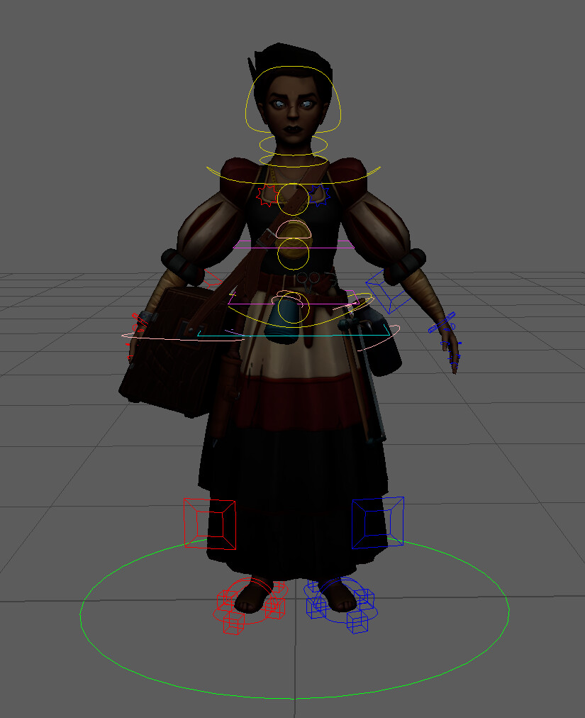 ArtStation - Isabel DoD character Rig