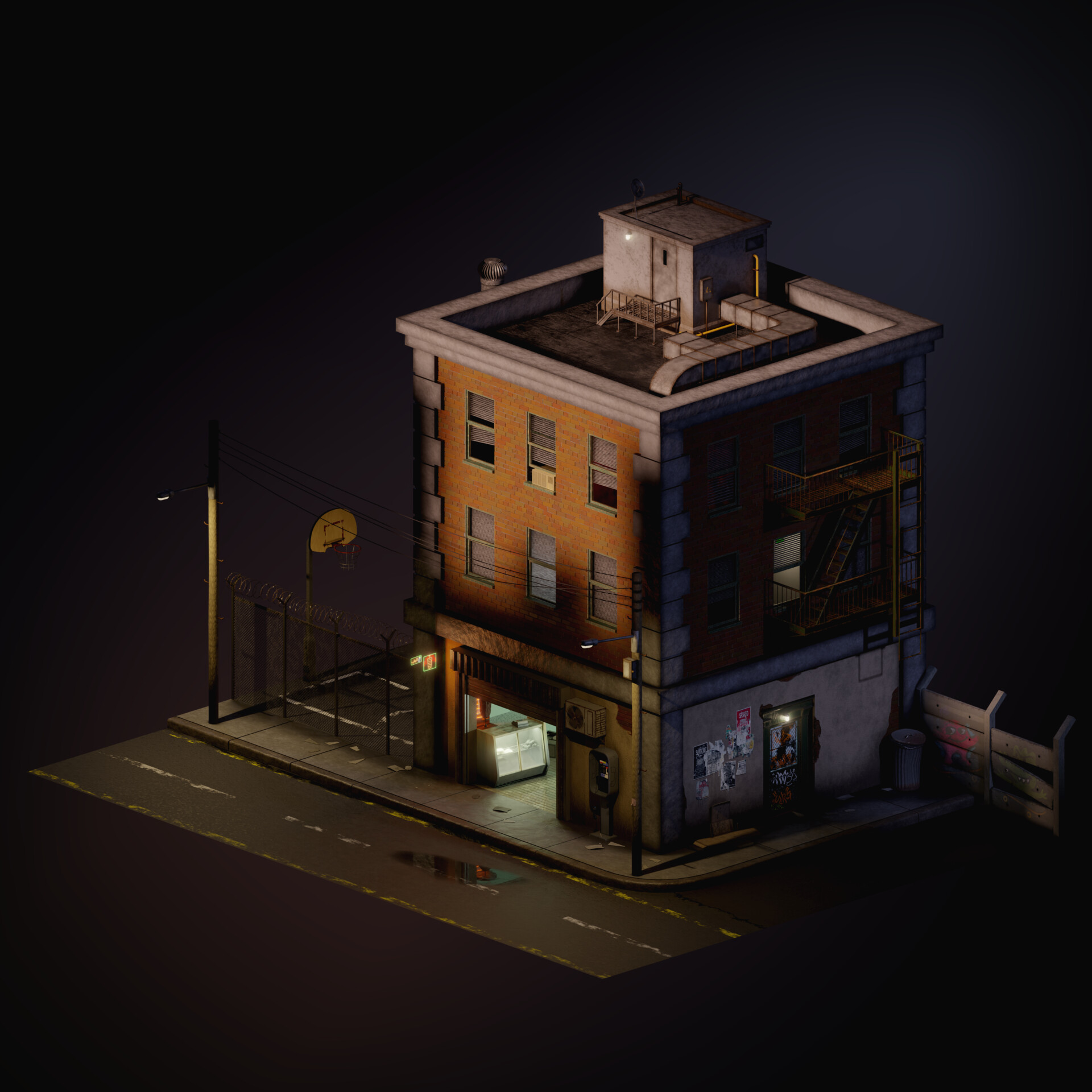 ArtStation - Grunge Suburb