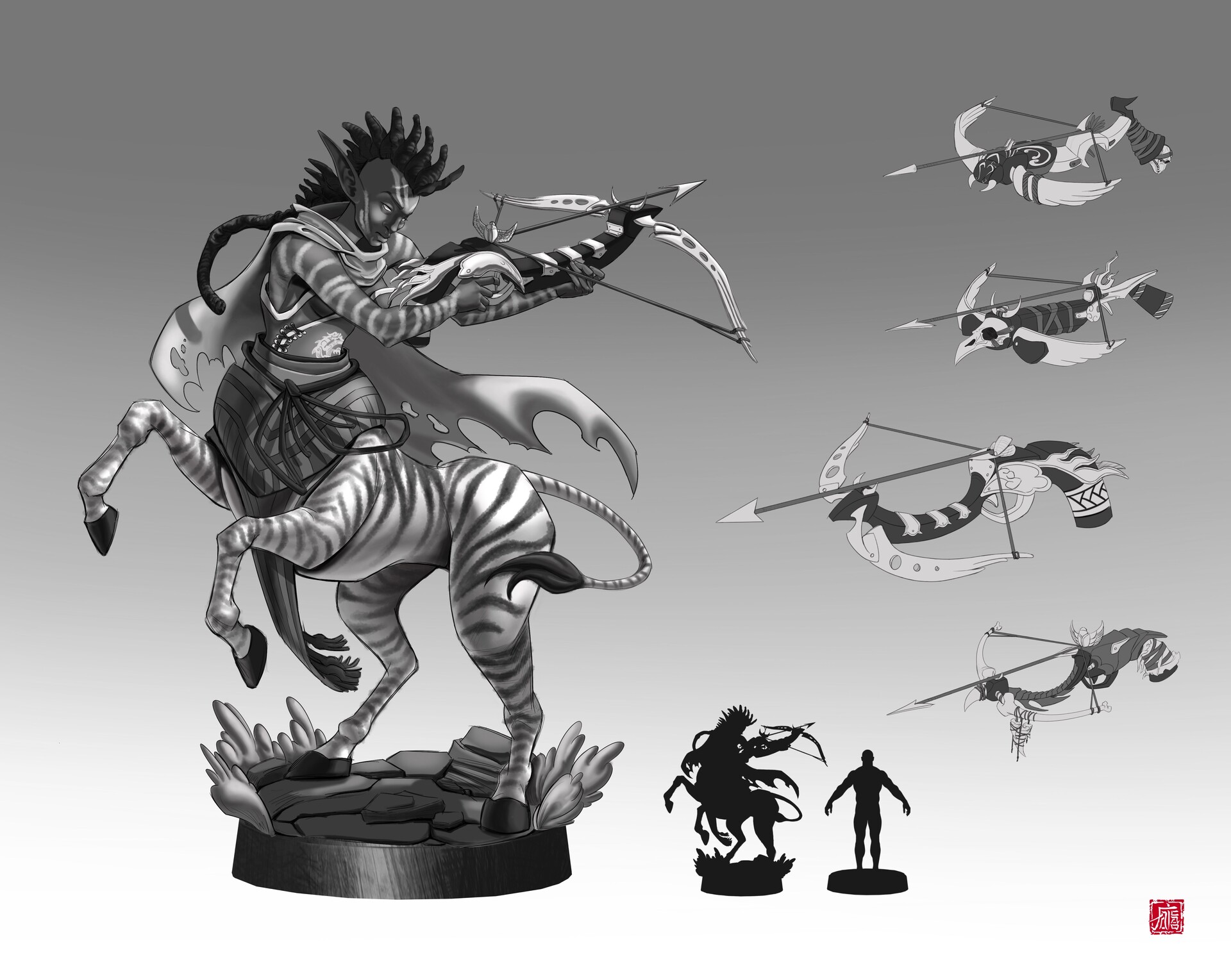ArtStation - Centaur, Ranger