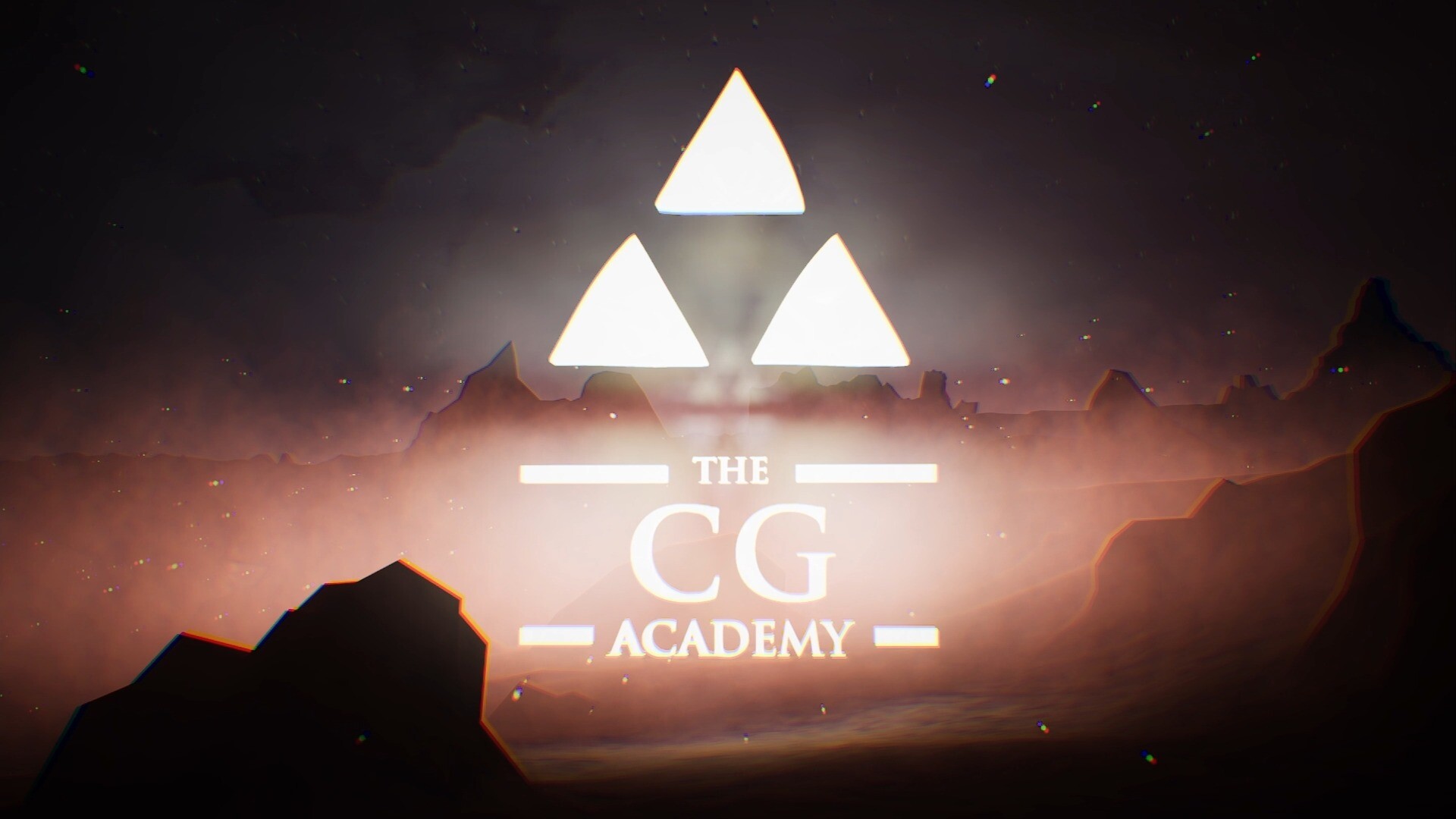 ArtStation - 3D real time logo for "The CG Academy"
