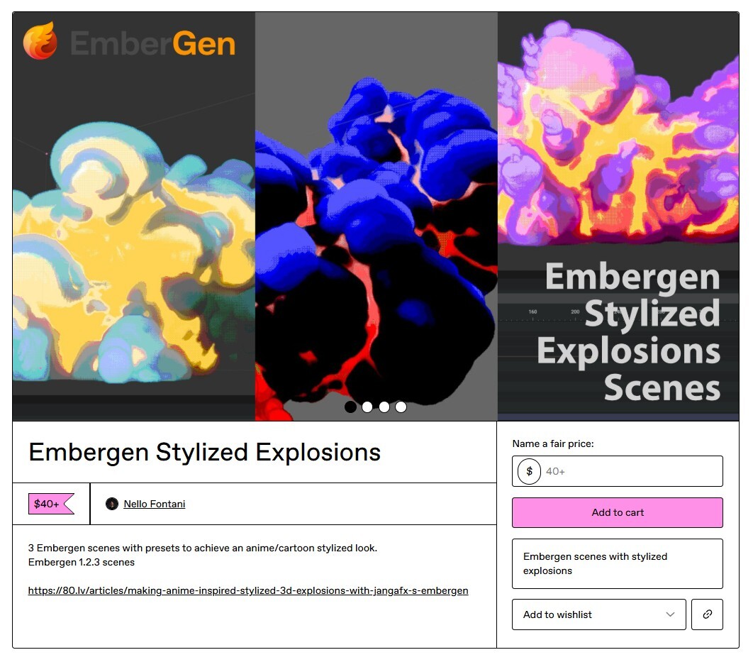 nello fontani - Embergen Stylized explosions scenes