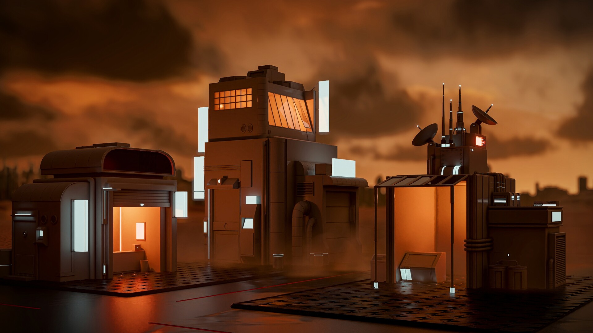 ArtStation - Sci-Fi Shops