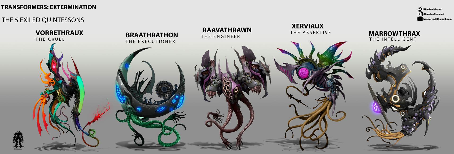 Rhashad Carter - Transformers: Extermination-The 5 Exiled Quintessons