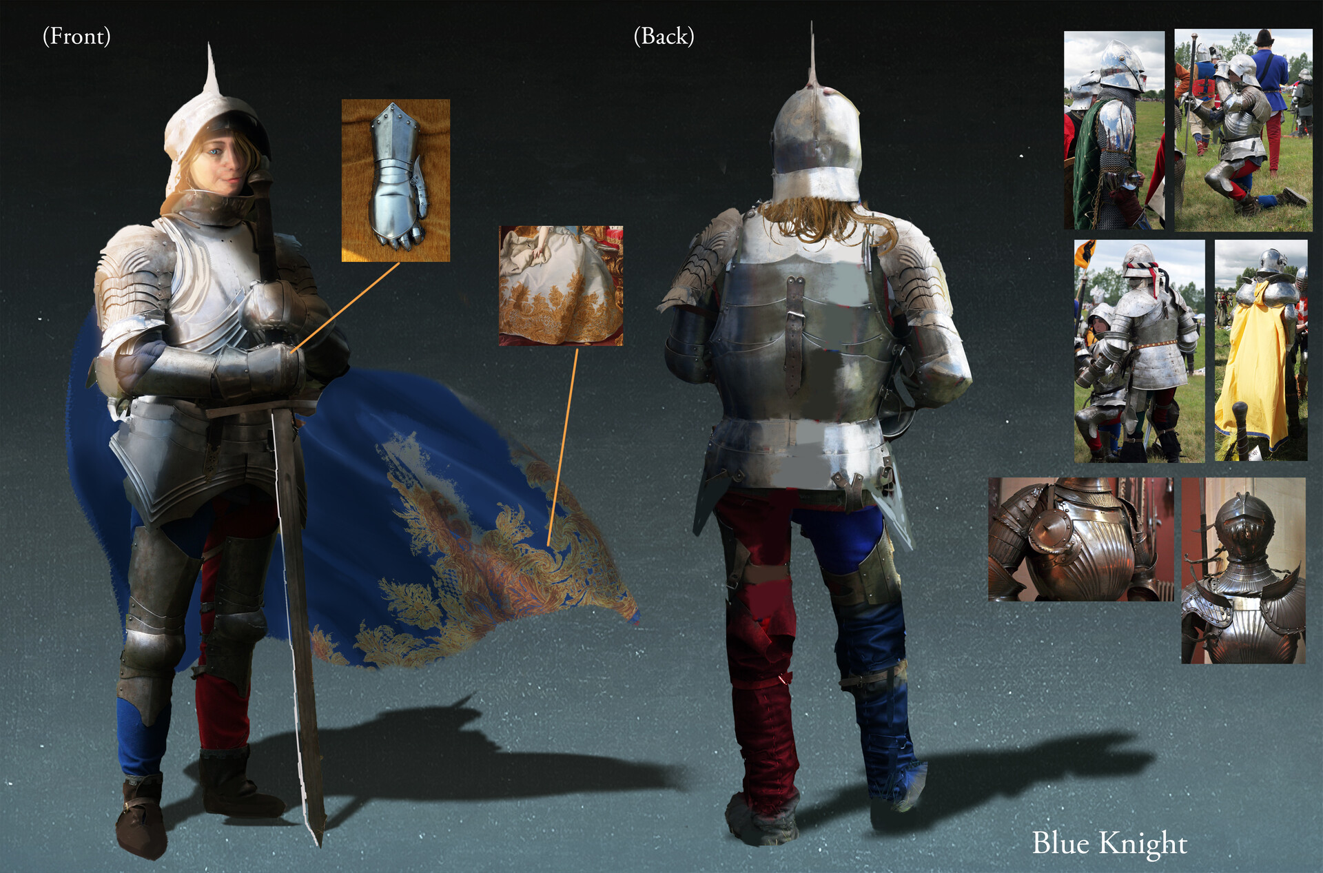 yuki onuma - Character Design/Female Knight