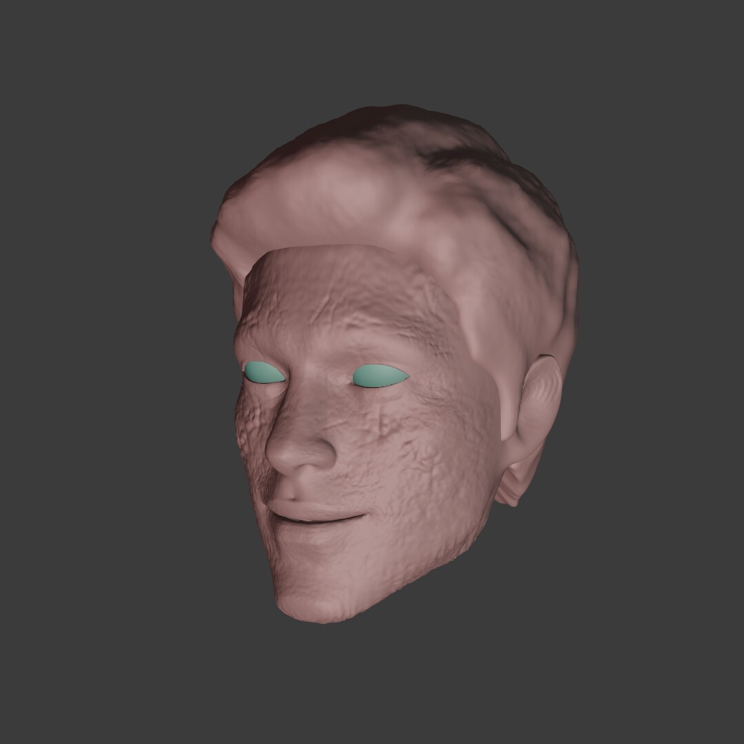 ArtStation - Scratch Male Face Sculpt with Surface Detailing
