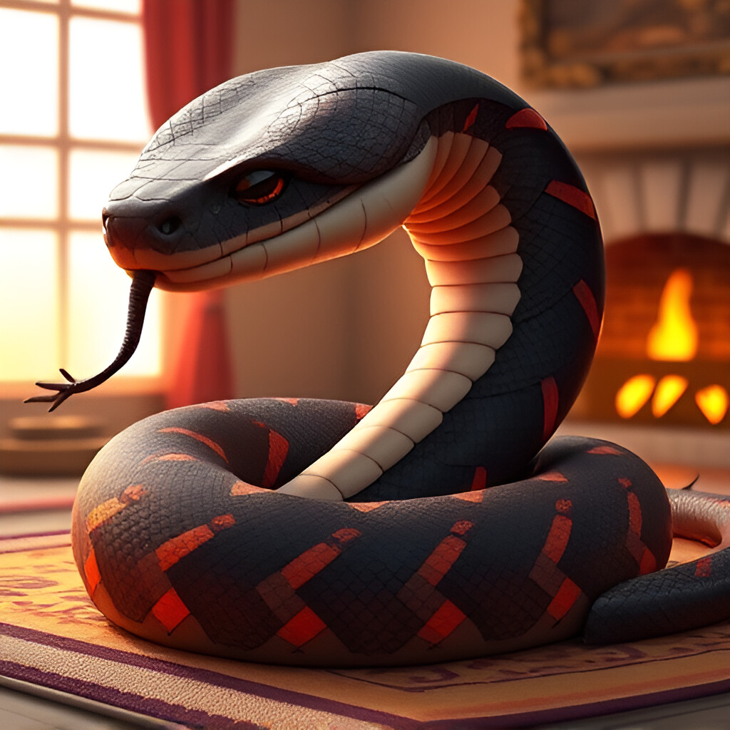 ArtStation - Rudyard Kipling's snake Kaa 5