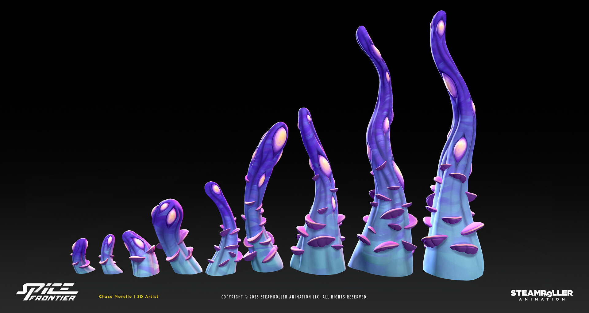 Chase Morello - Spice Frontier - Oasis Forest Mushrooms 3D Models