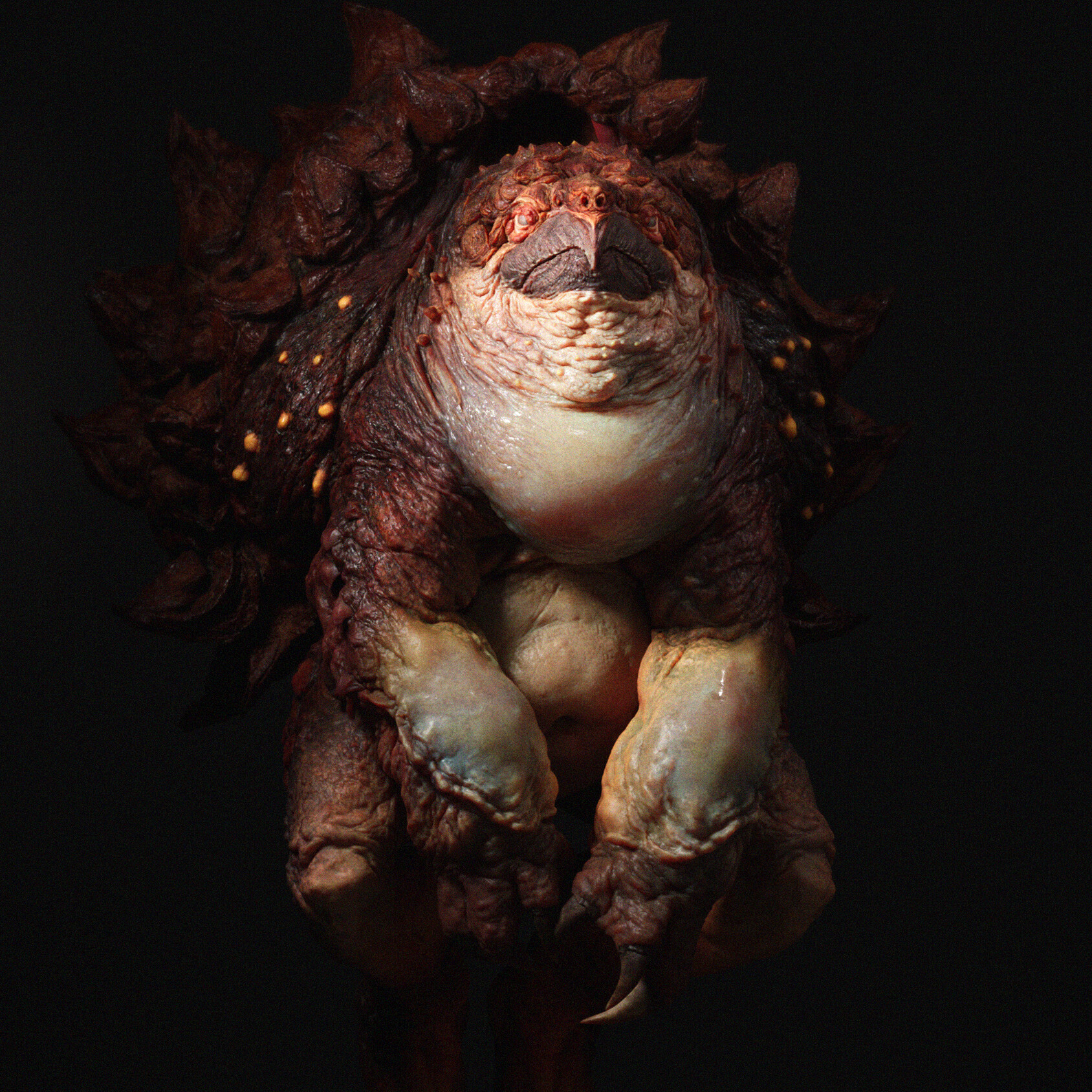 ArtStation - Giant Red Turtle