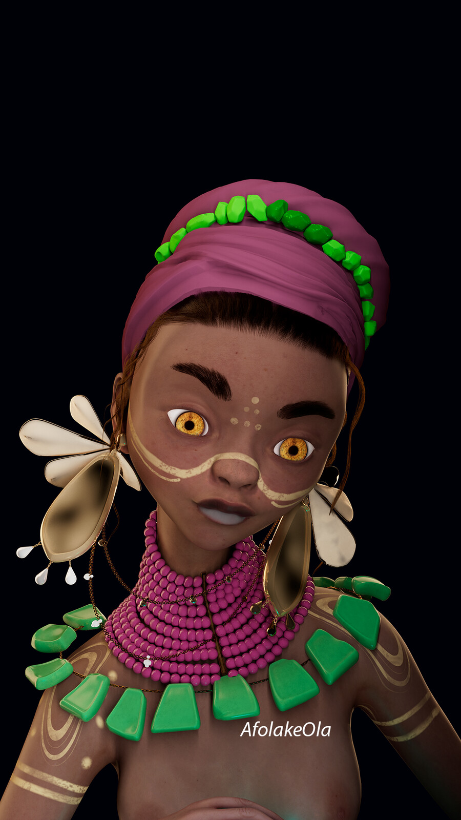 Afolake Ola - Tribal Girl