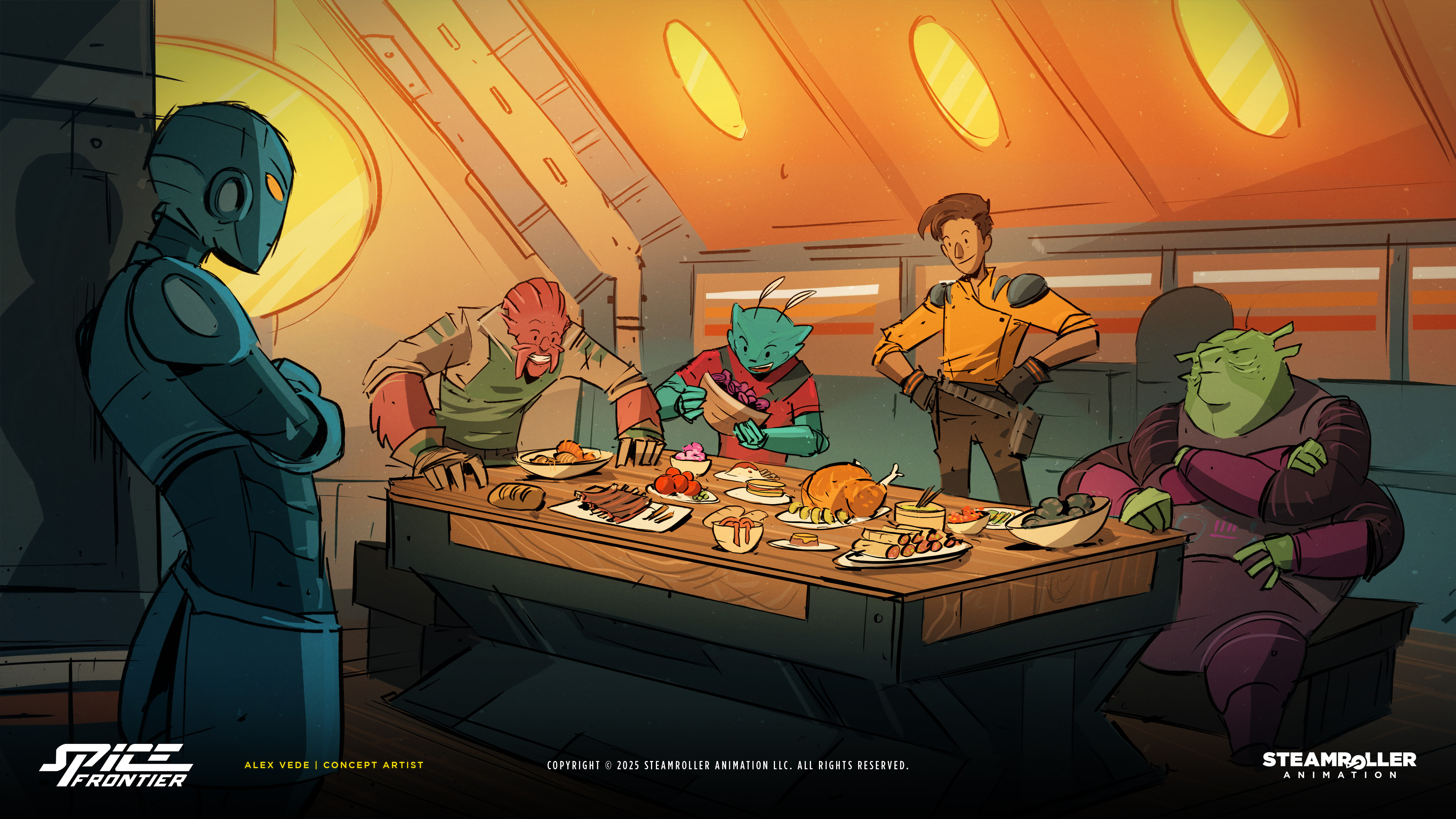 Steamroller Animation Spice Frontier Art Blast - ArtStation Magazine