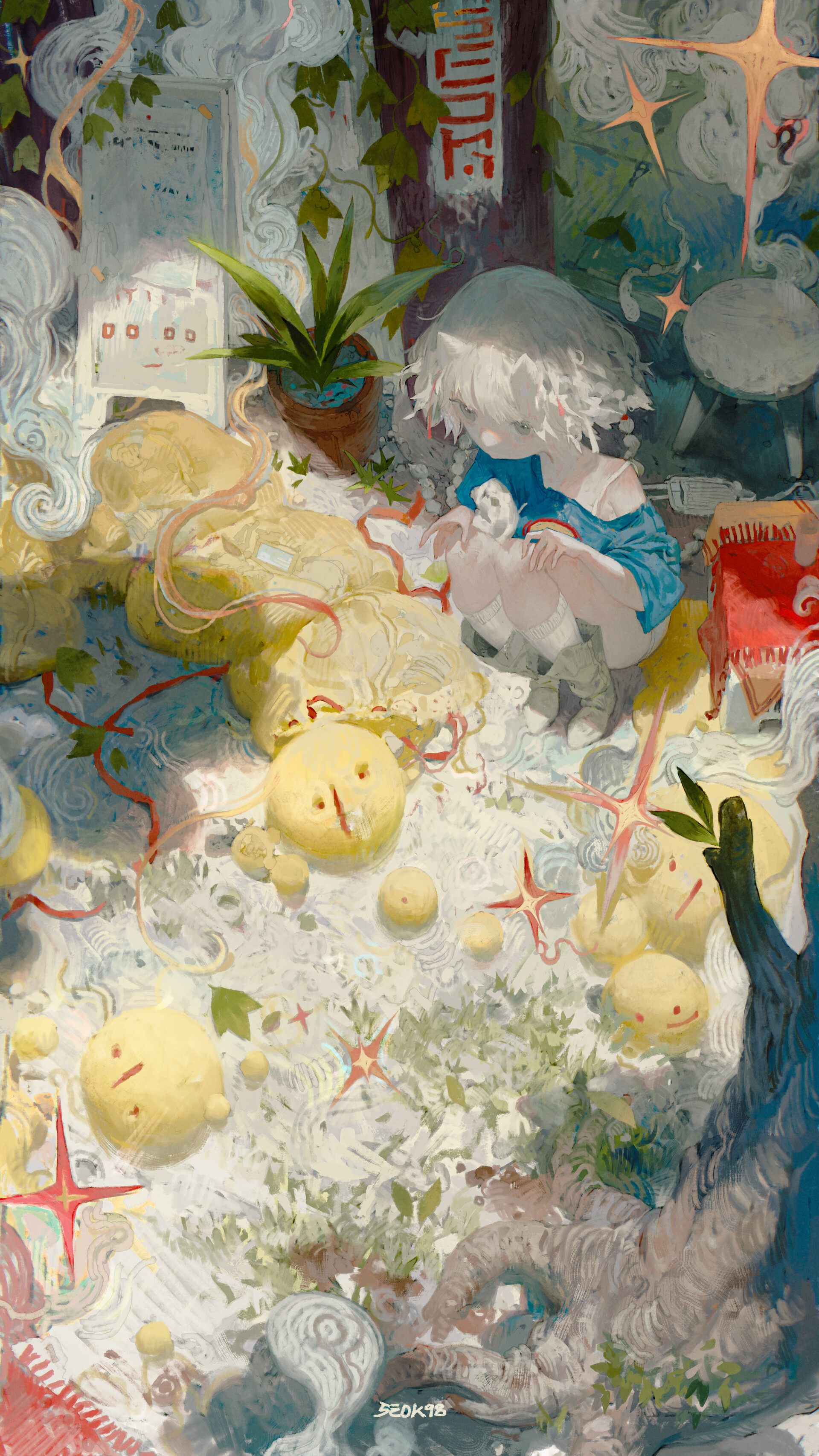 ArtStation - Spilled yellow