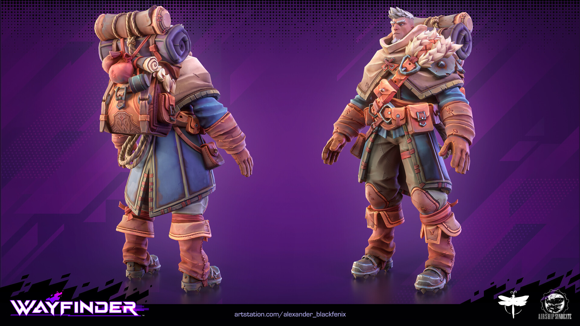 UnrealRealityStudio - Wayfinder: Human Male Traveler Armor