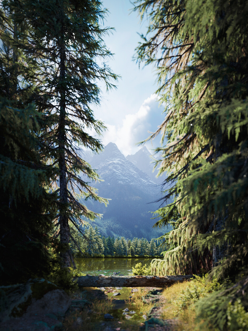 ArtStation - NO F... AI ! Lac du Mont