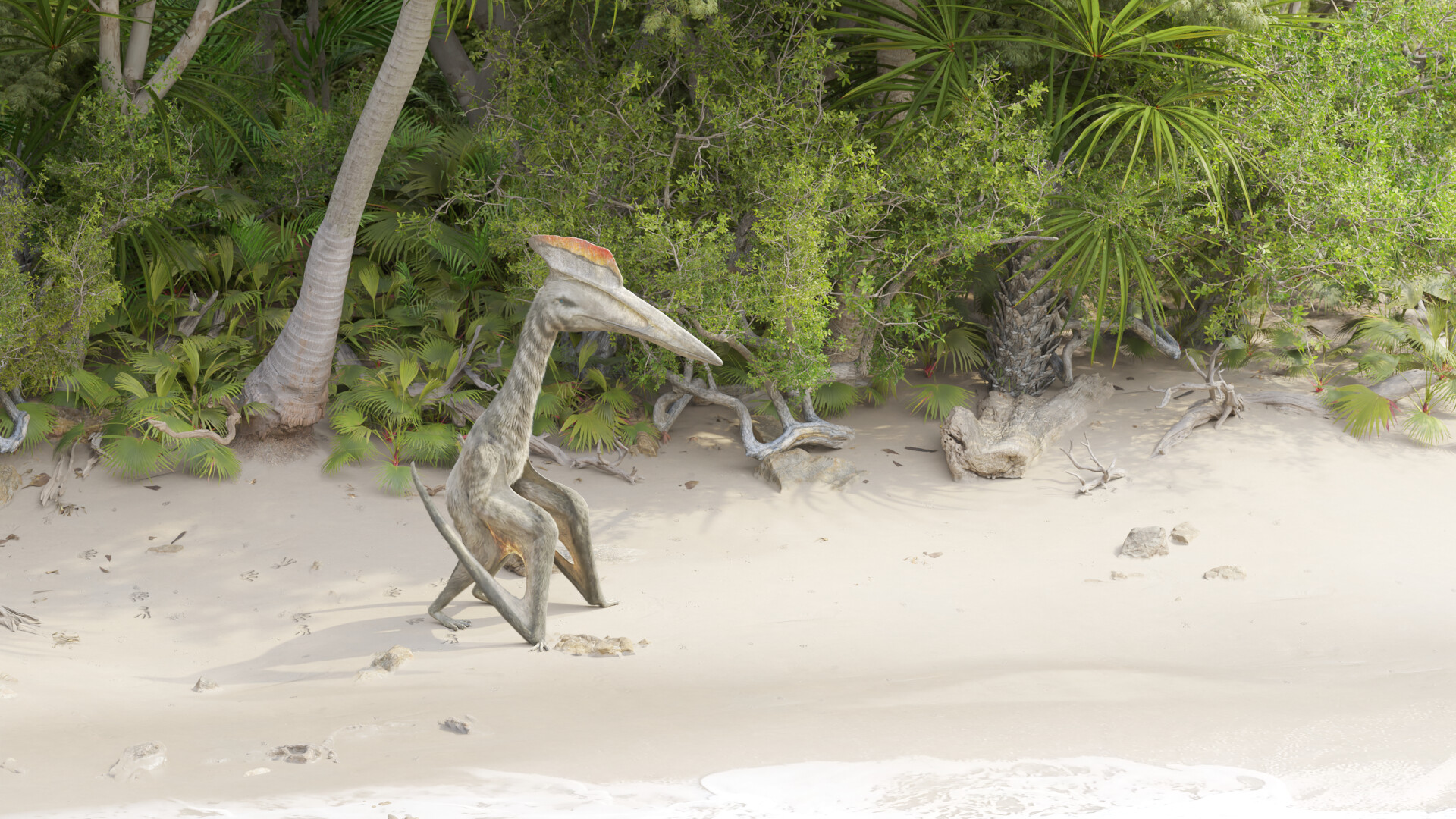 ArtStation - Hatzegopteryx - the heaviest pterosaur