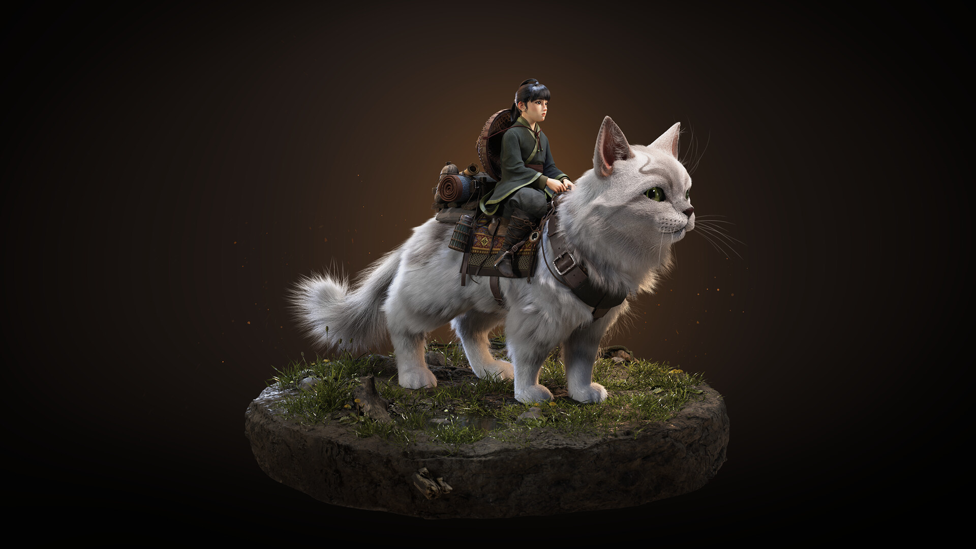 ArtStation - Cat rider